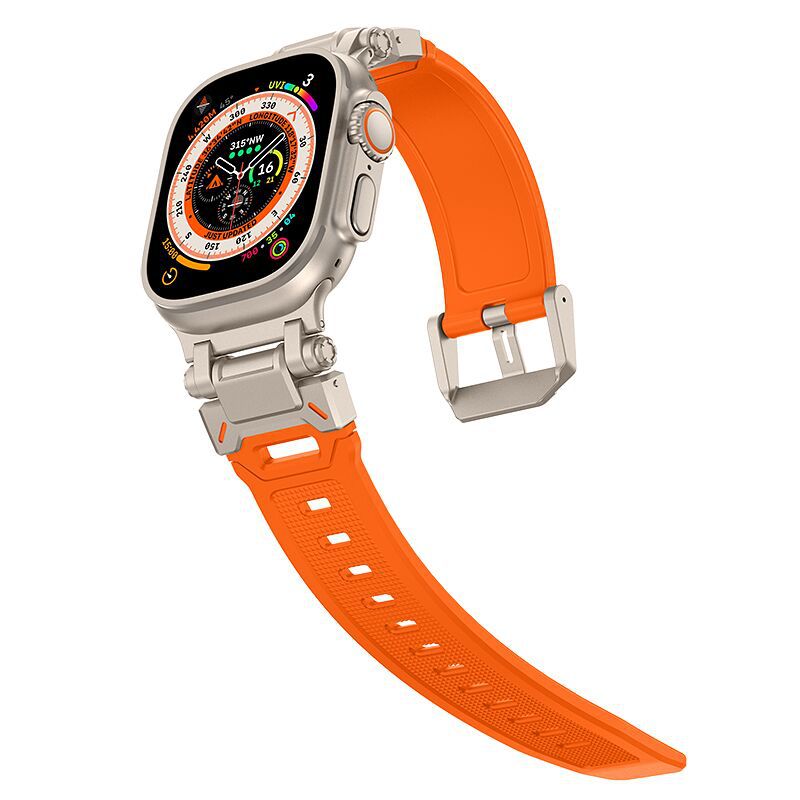 Explorer Tactical Fluoro Rubber Apple Watch Strap – Vipzoon